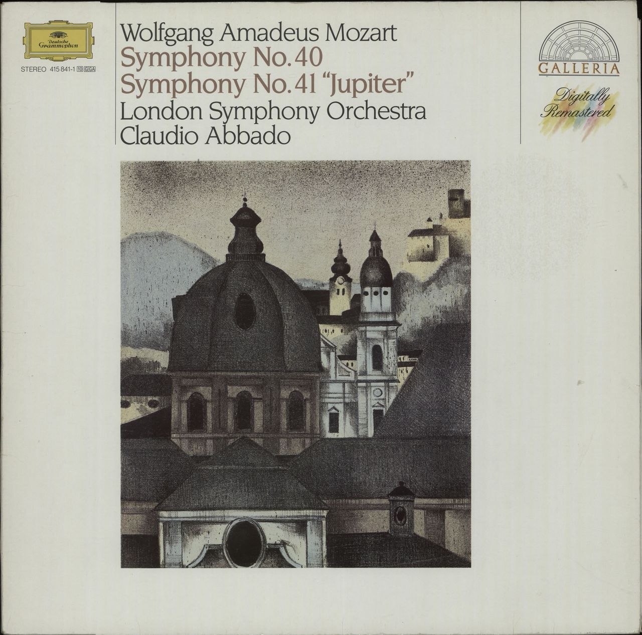 Wolfgang Amadeus Mozart Symphony No. 40 & Symphony No. 41 'Jupiter' Ge — RareVinyl.com