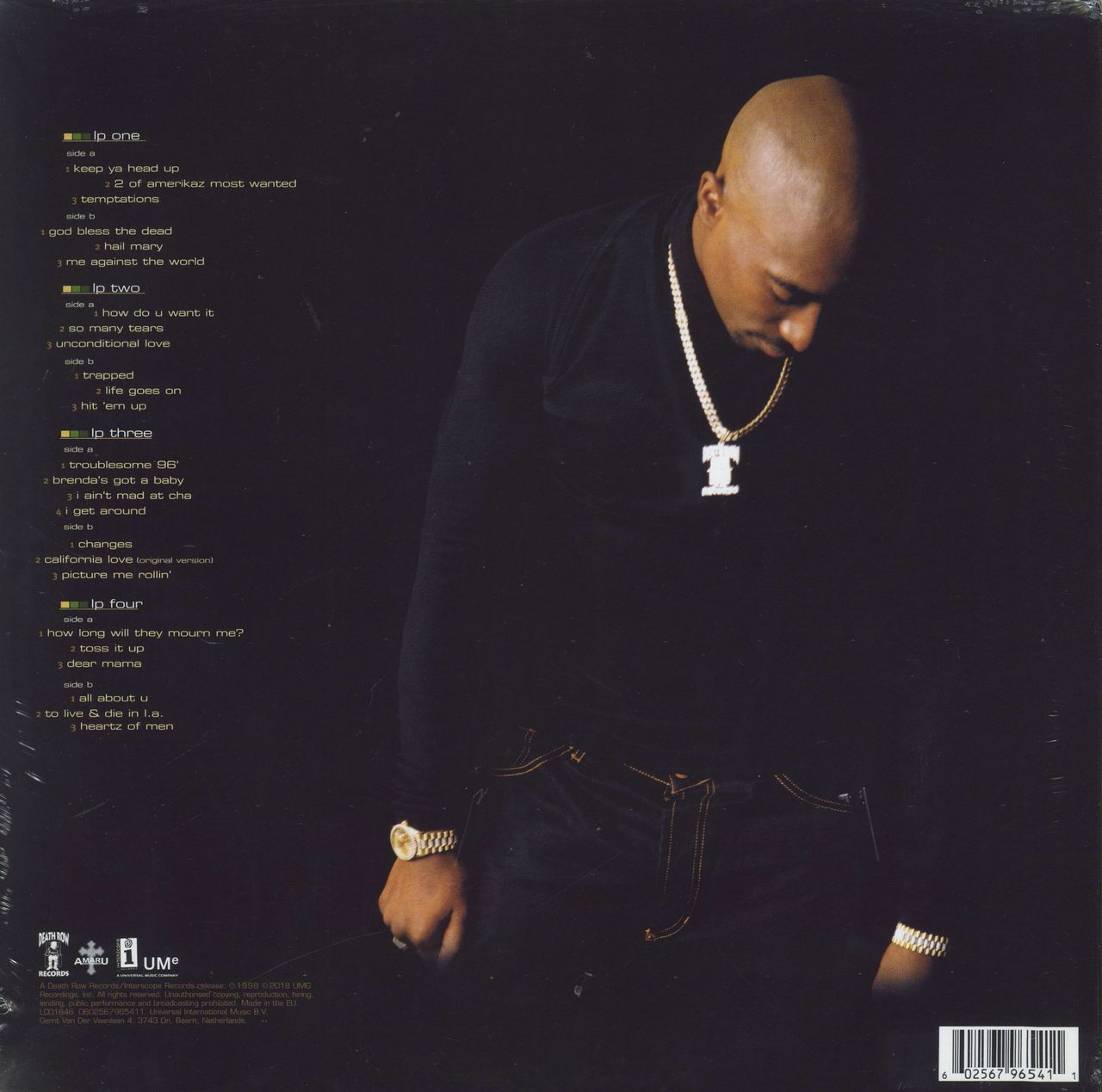 2Pac Greatest Hits UK 4-LP vinyl set — RareVinyl.com