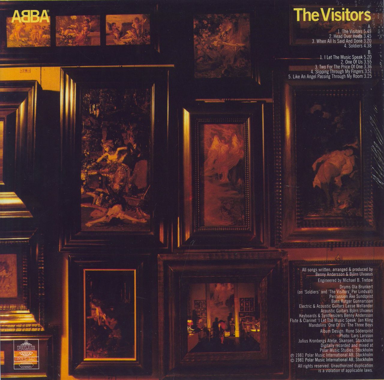 Abba The Visitors - Sealed UK Picture disc LP — RareVinyl.com