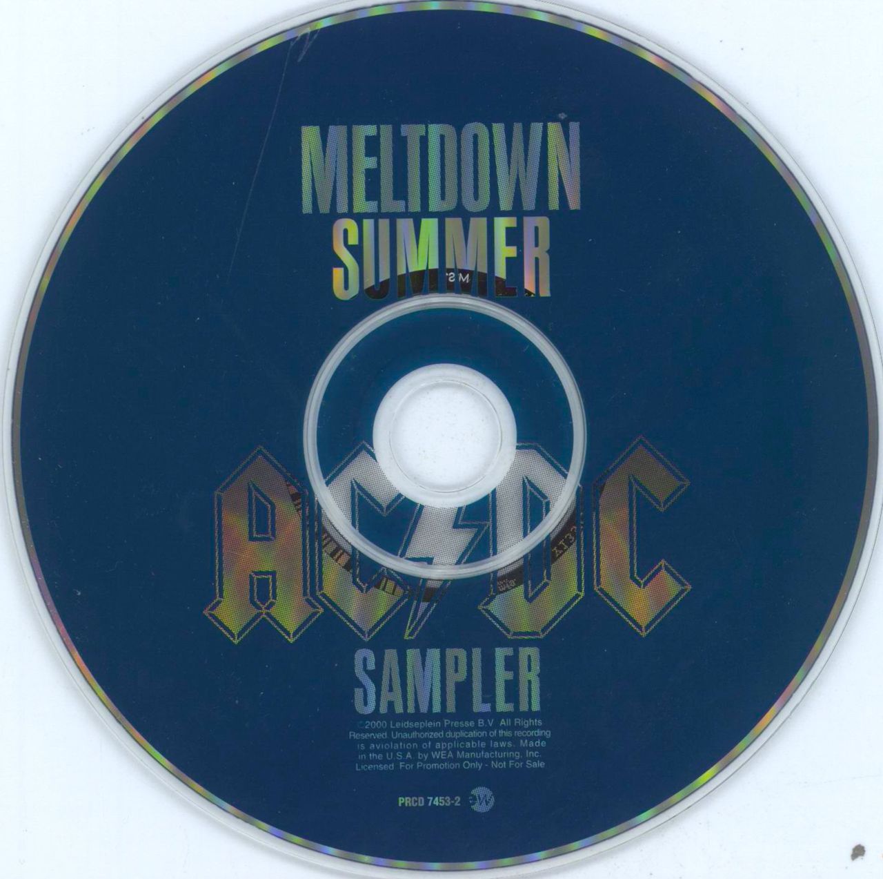 AC/DC Meltdown Summer Sampler US Promo CD single — RareVinyl.com