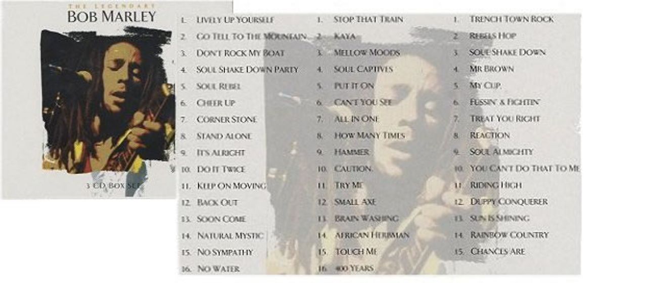 Bob Marley & The Wailers The Legendary Bob Marley - Sealed UK Cd album — RareVinyl.com