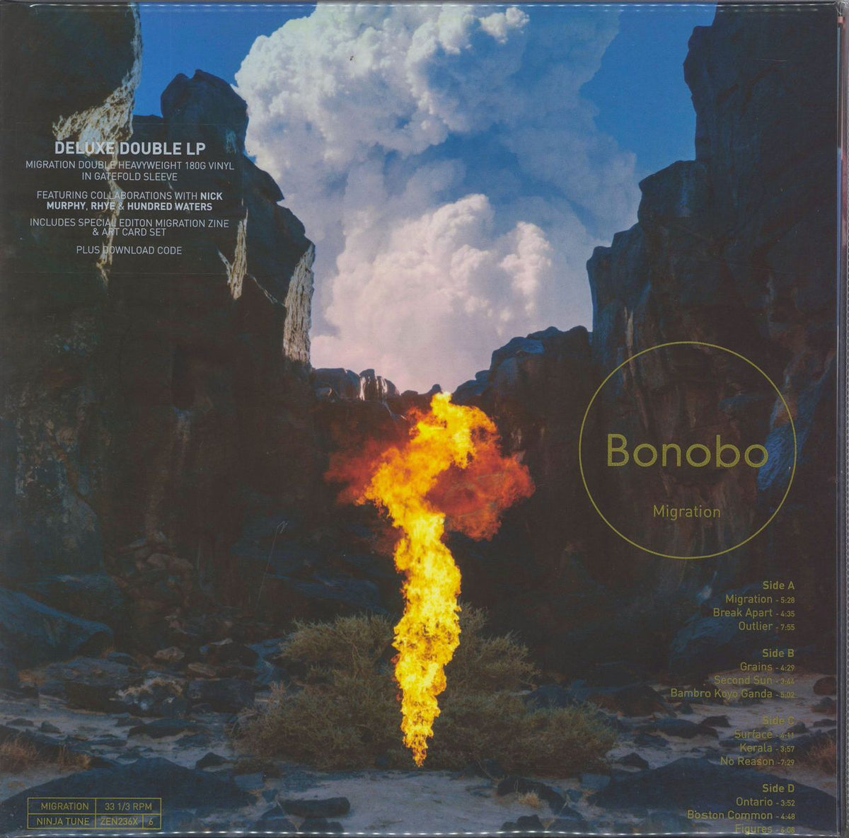 Bonobo Migration - 180gm Vinyl + Art Prints UK 2-LP vinyl set ...