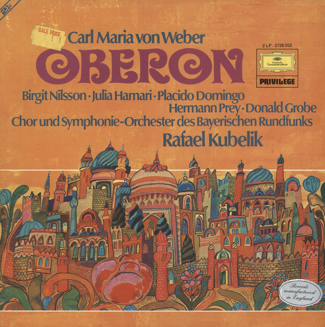 Carl Maria Von Weber Carl Maria von Weber: Oberon UK 2-LP vinyl set — RareVinyl.com