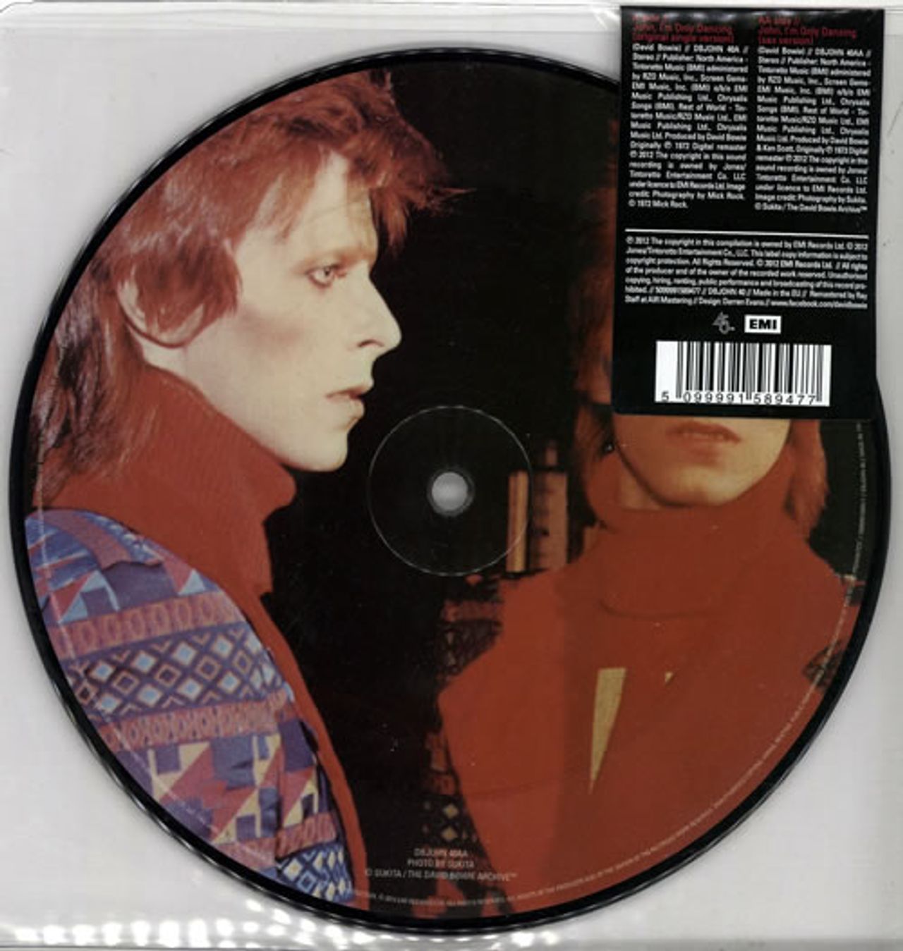 David Bowie John, I'm Only Dancing - Sealed UK 7" picture disc — RareVinyl.com