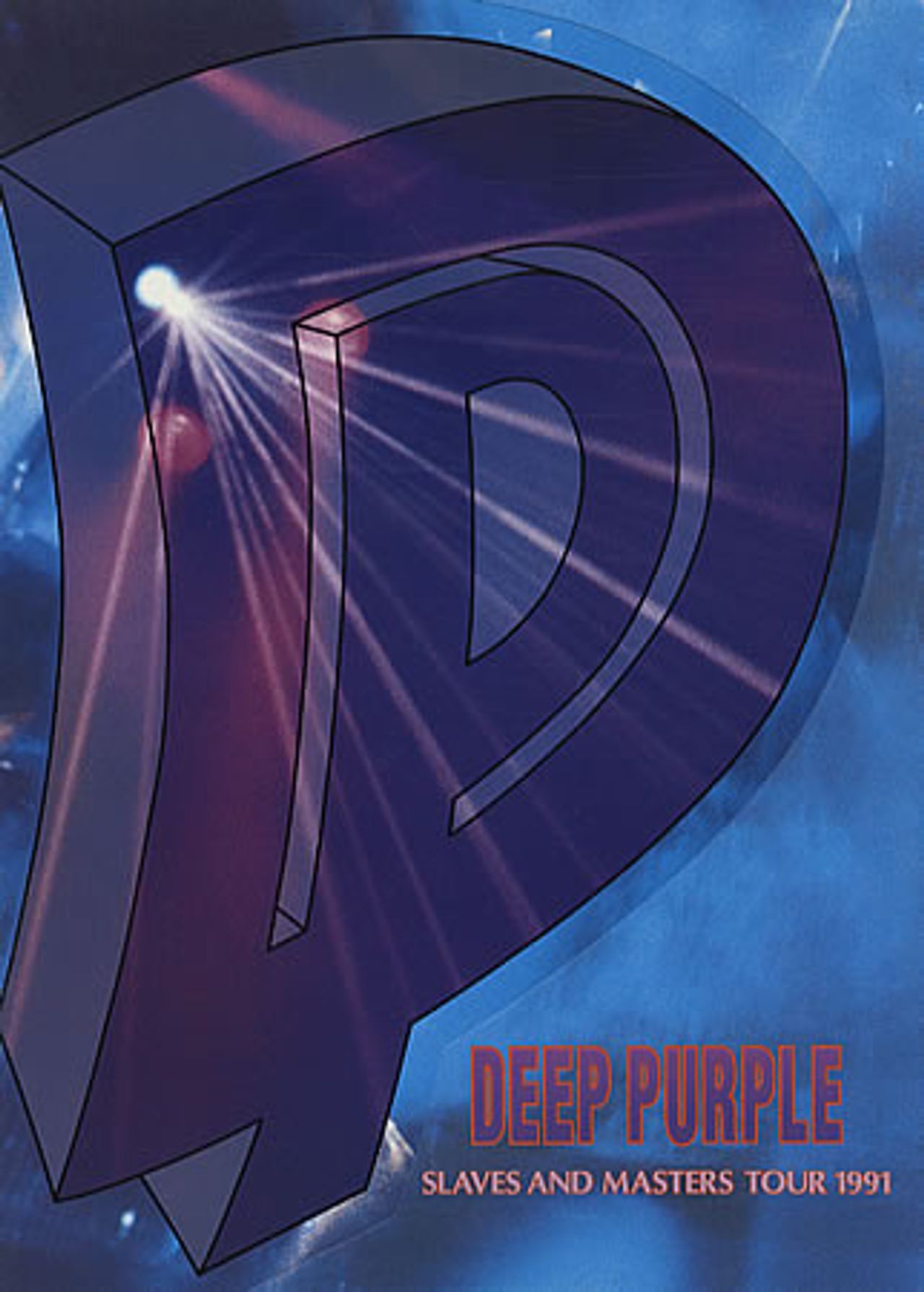 Deep Purple Slaves & Masters Tour 1991 UK Tour programme — RareVinyl.com