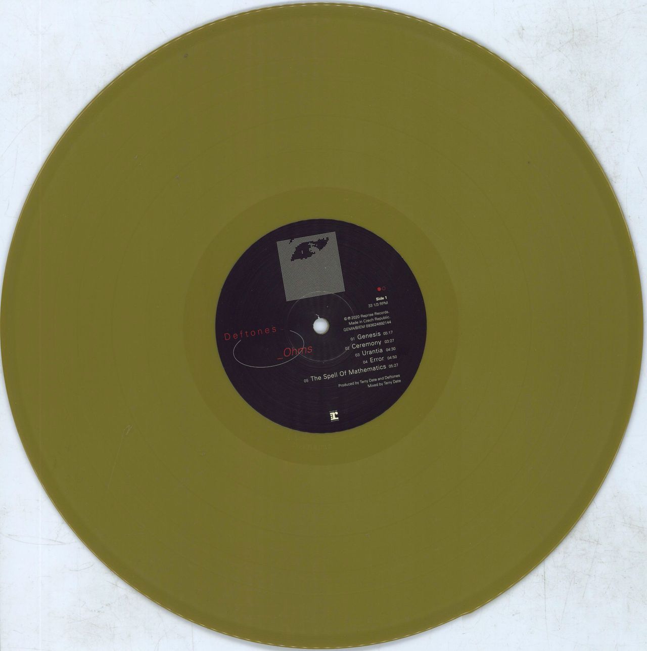 Deftones Ohms - Gold UK Vinyl LP — RareVinyl.com