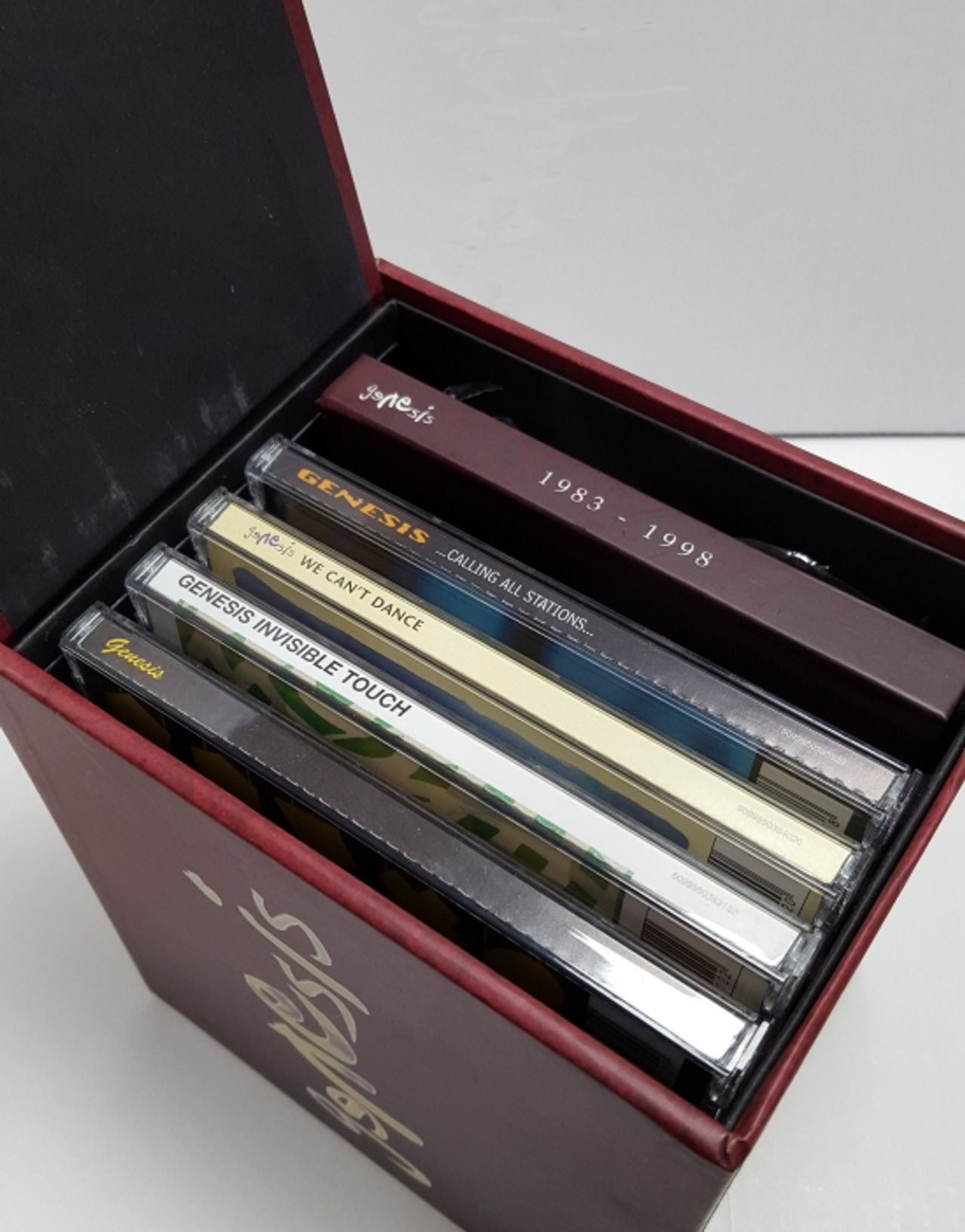 Genesis Genesis 1983-1998 - hype stickered UK Cd album box set ...