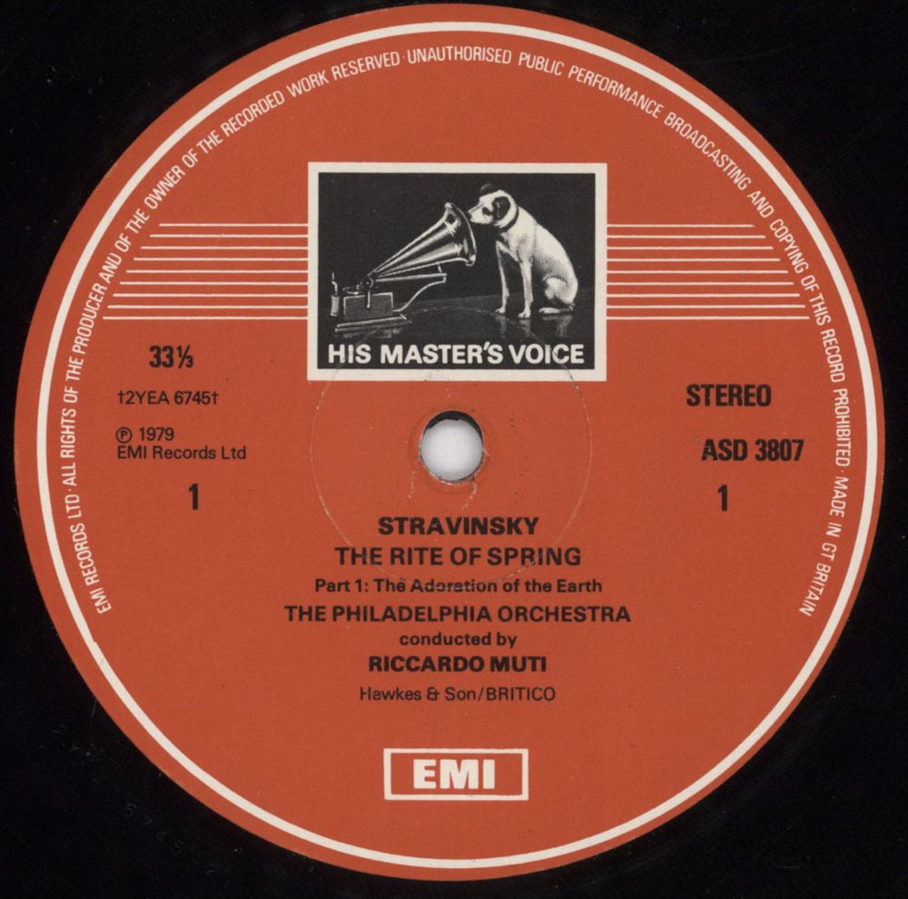 Igor Stravinsky The Rite of Spring UK Vinyl LP — RareVinyl.com