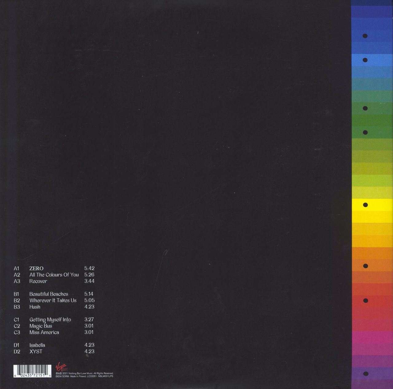 James All The Colours Of You - Art Print UK 2-LP vinyl set — RareVinyl.com