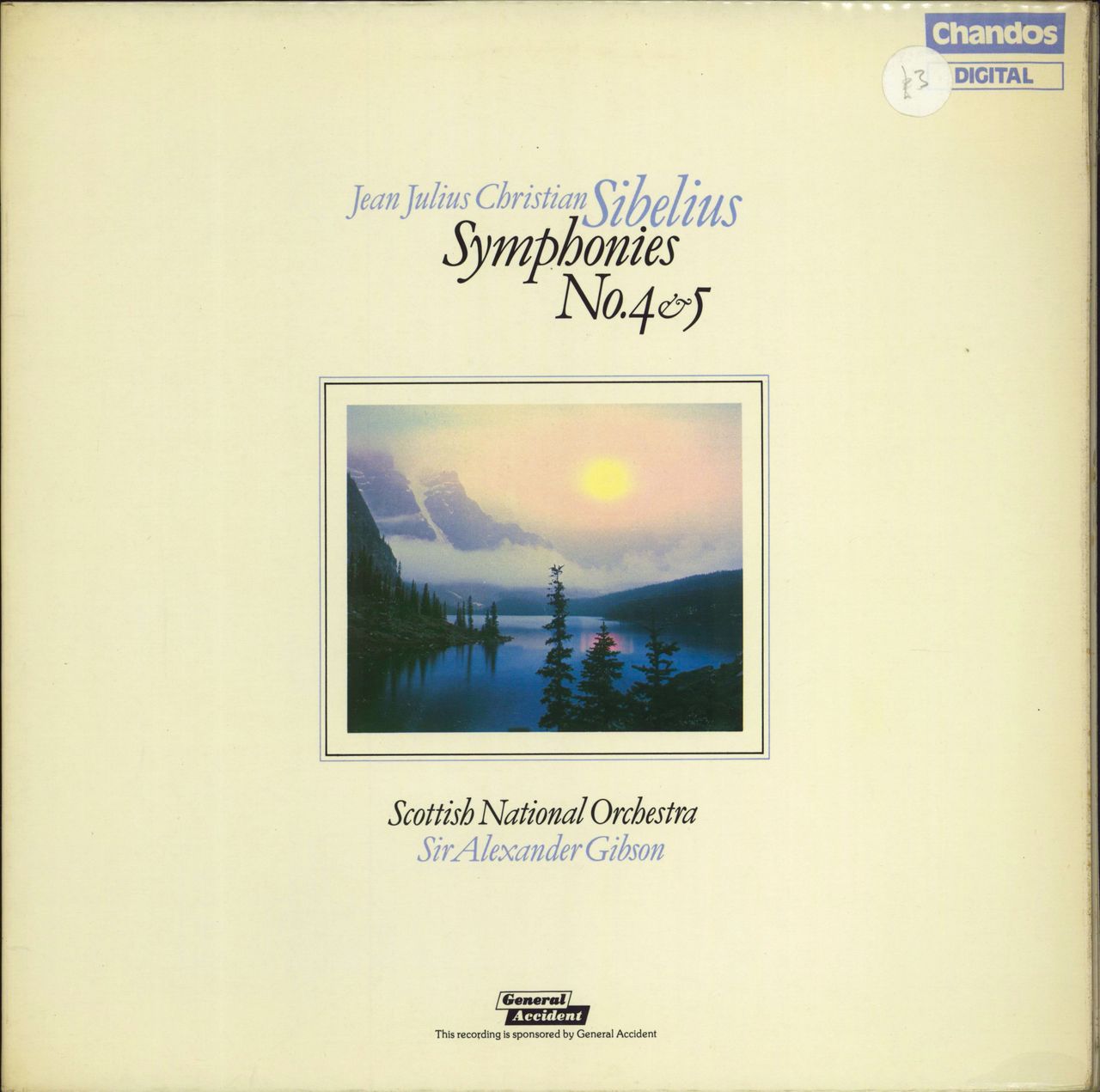 Jean Sibelius Symphonies No. 4 & 5 UK Vinyl LP — RareVinyl.com