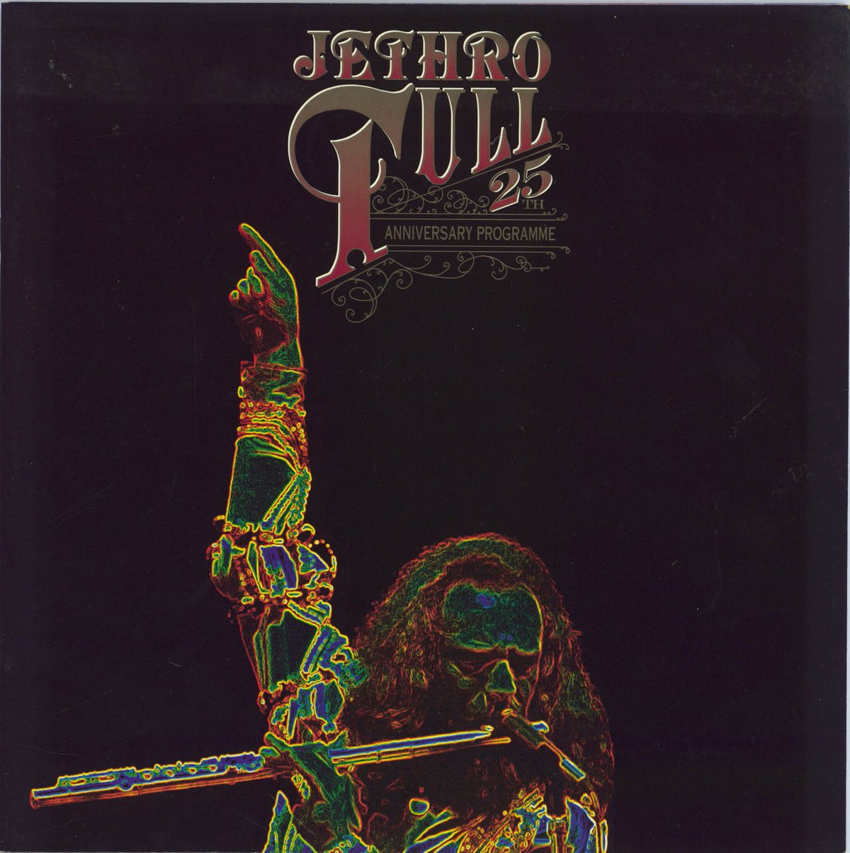 Jethro Tull 25th Anniversary Programme + Ticket Stub UK Tour programme ...