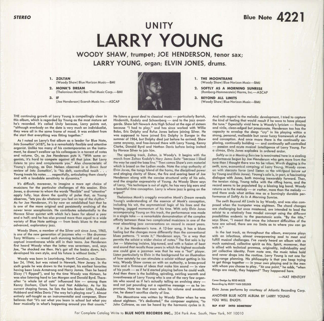 Larry Young Unity US Vinyl LP — RareVinyl.com