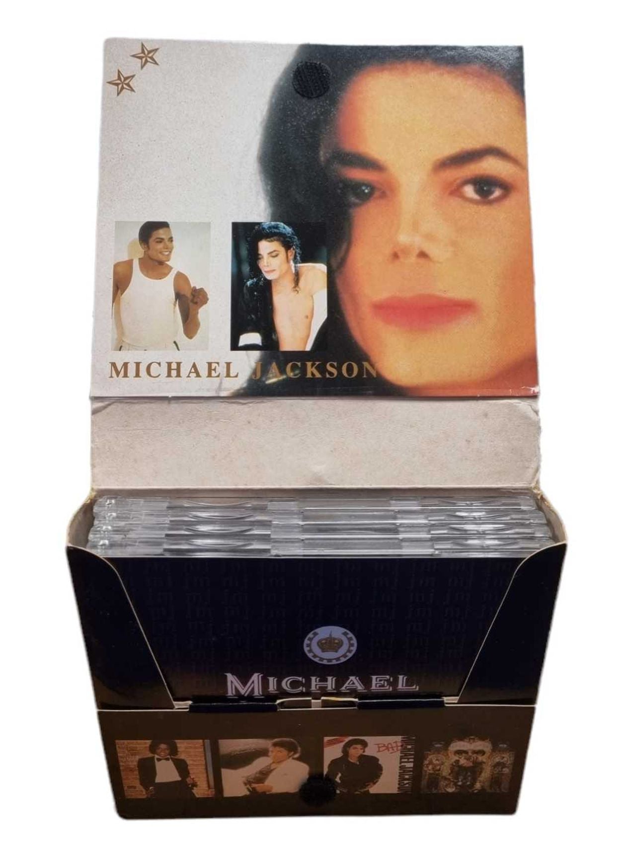 Michael Jackson Tour Souvenir Box UK Cd single boxset — RareVinyl.com