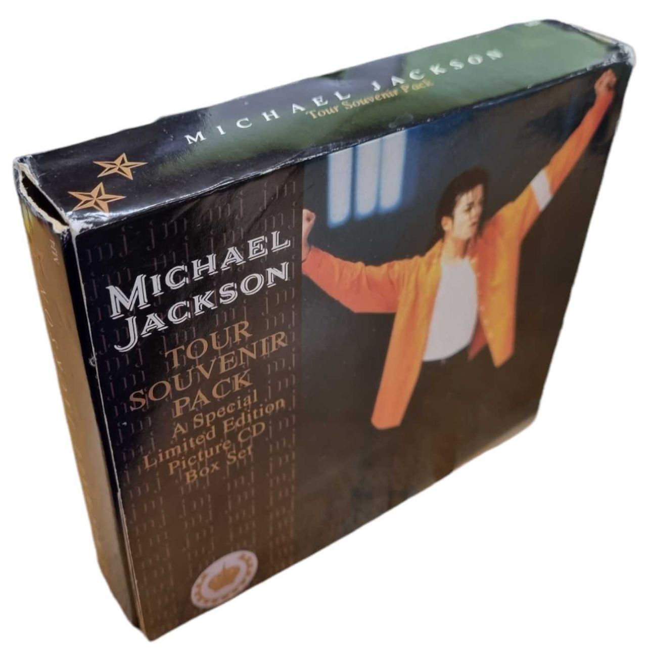 Michael Jackson Tour Souvenir Box UK Cd single boxset — RareVinyl.com