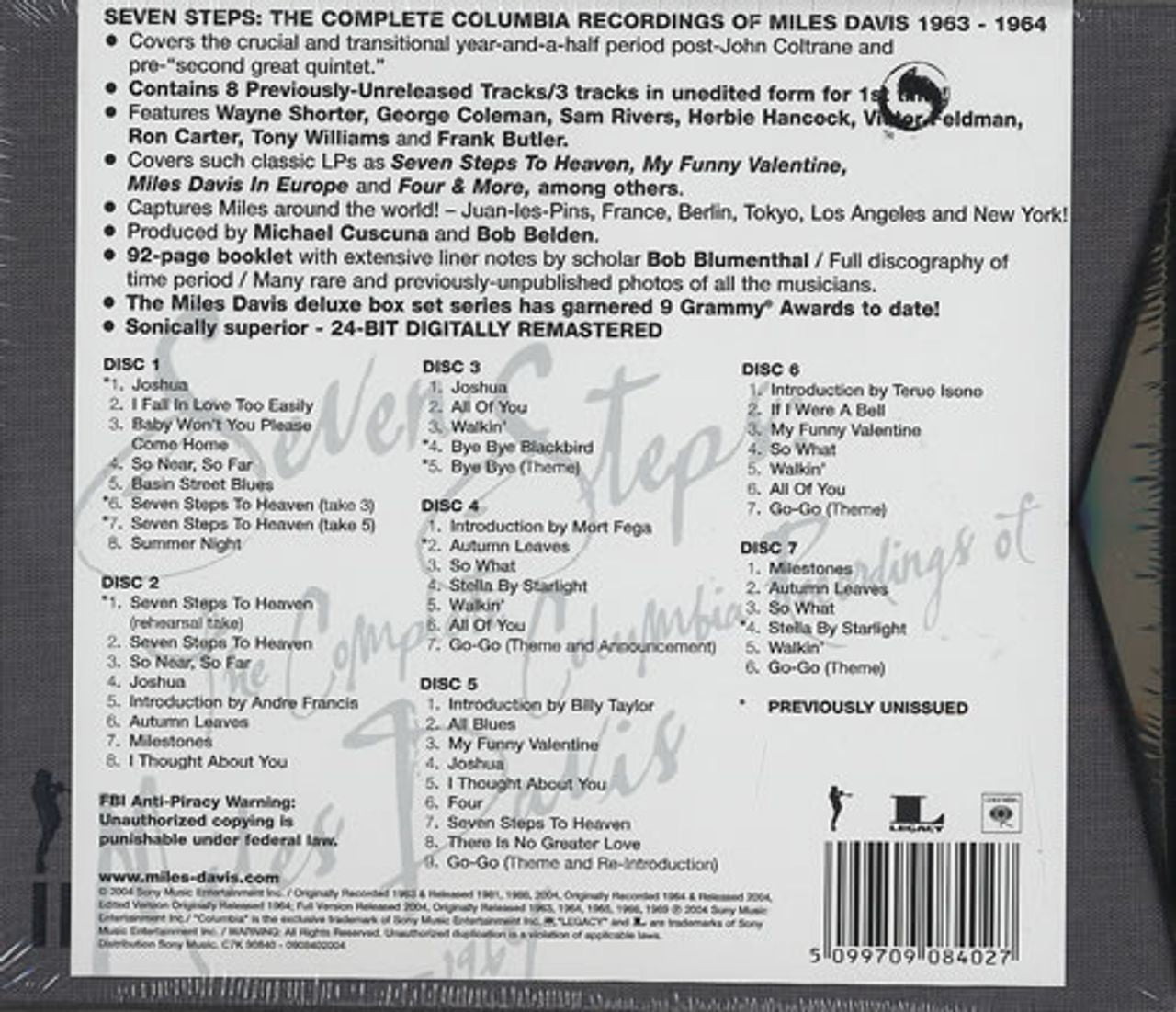 Miles Davis Seven Steps: The Complete Columbia Recordings Of Miles Dav — RareVinyl.com