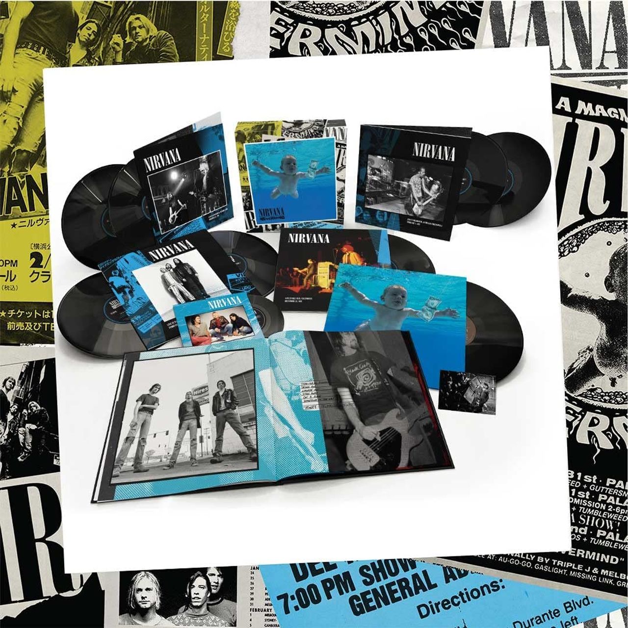 Nirvana (US) Nevermind - 30th Anniversary Super Deluxe 8-LP Box Set - — RareVinyl.com