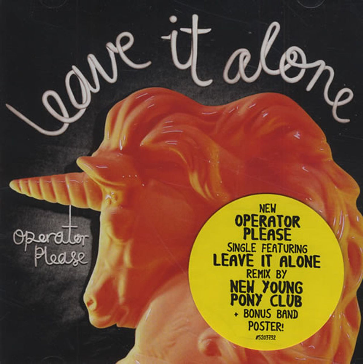 Operator Please Leave It Alone Australian CD single — RareVinyl.com