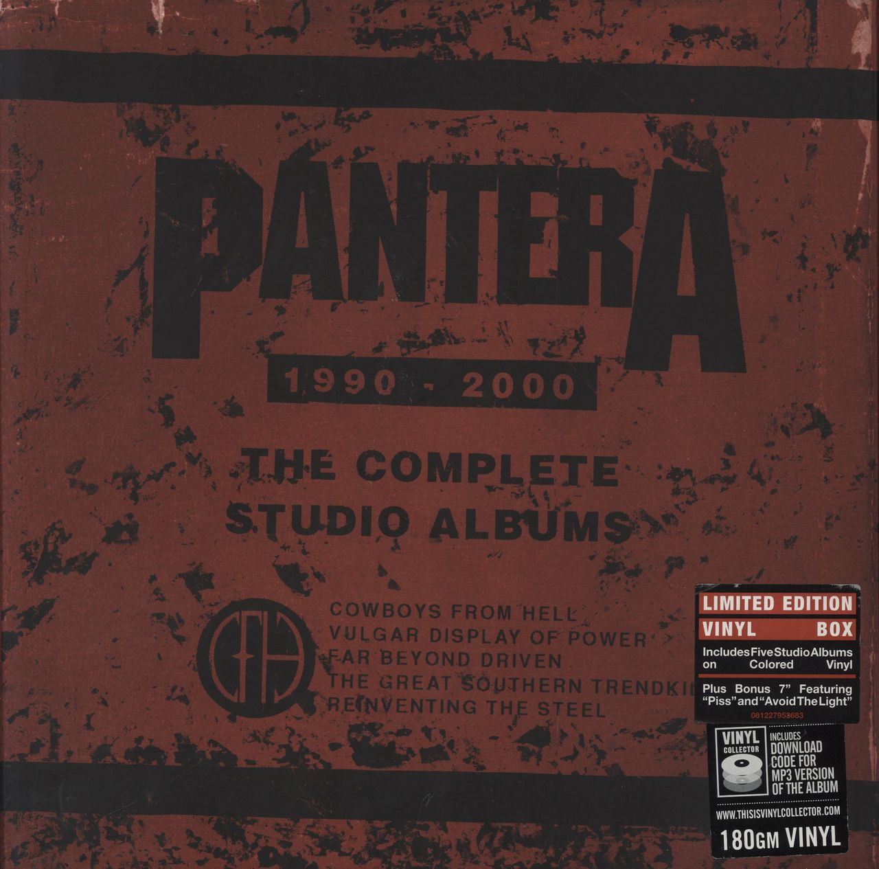 Pantera The Complete Studio Albums 1990-2000 UK Vinyl box set ...