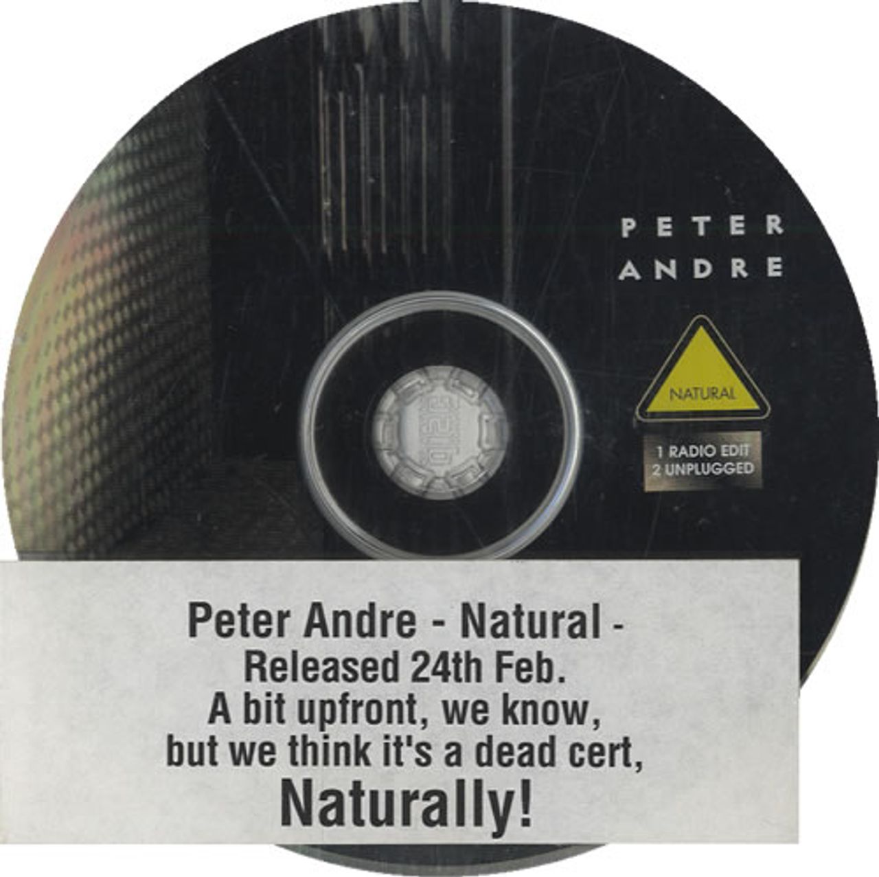 Peter Andre Natural UK Promo CD single — RareVinyl.com