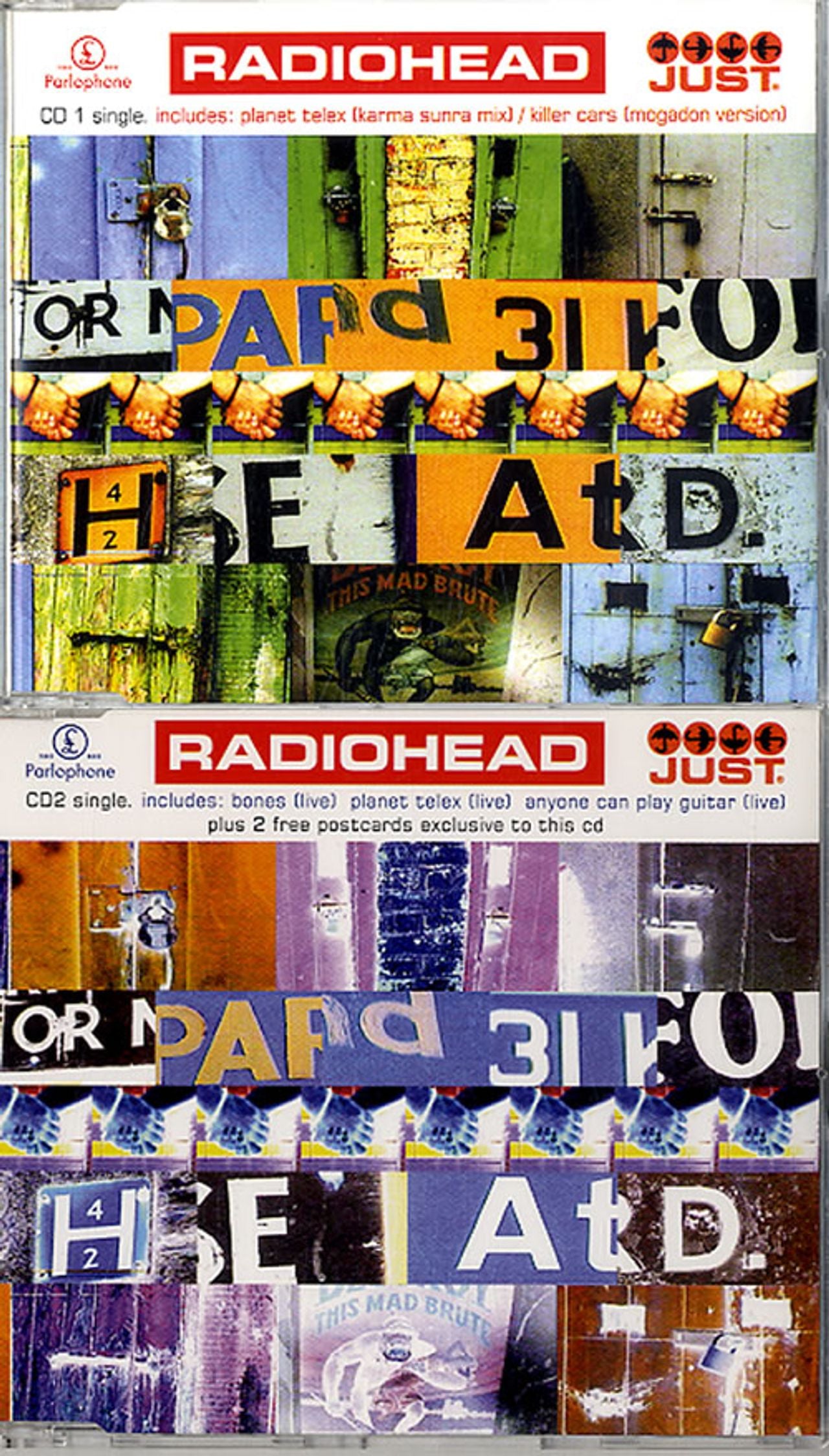 Radiohead Just - Limited Edition Pack UK 2-CD single set — RareVinyl.com