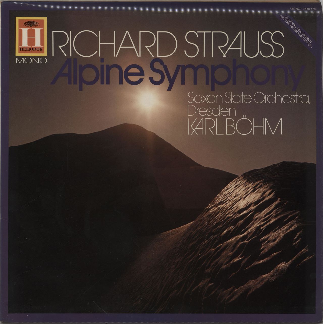 Richard Strauss Alpine Symphony UK Vinyl LP — RareVinyl.com