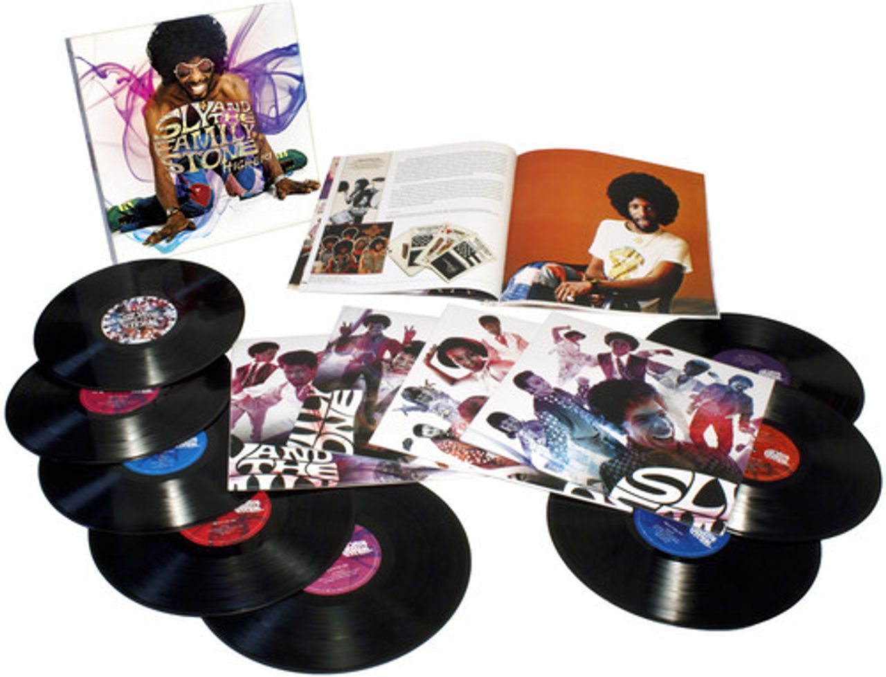 Sly & The Family Stone Higher! - Deluxe Edition HQ-180 Vinyl 8-LP Box — RareVinyl.com