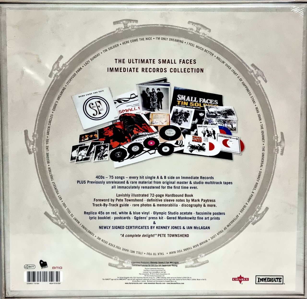 Small Faces Here Comes The Nice - Autographed - Sealed UK Cd album box ...