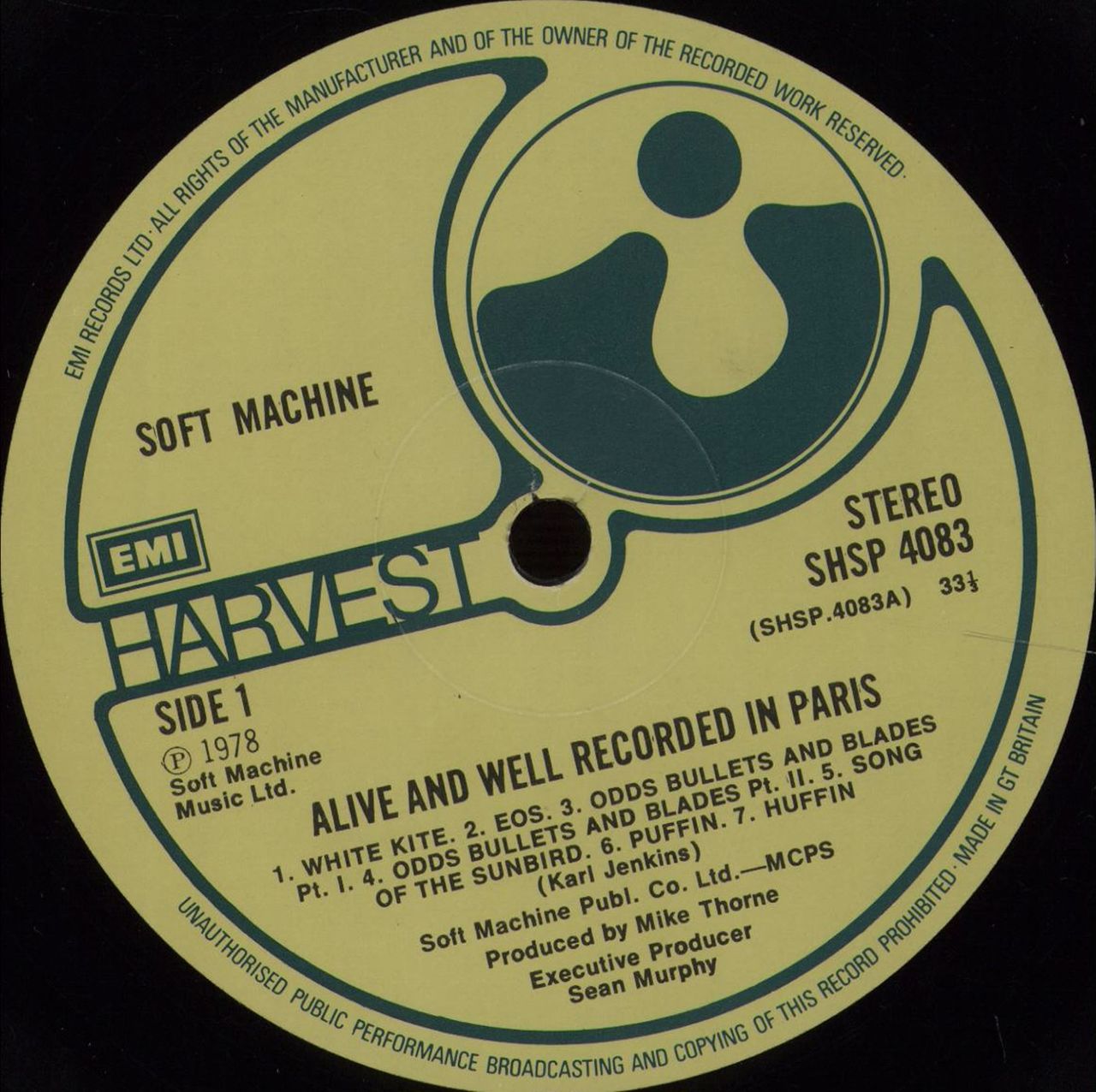 Soft Machine Alive And Well - Recorded In Paris UK Vinyl LP — RareVinyl.com
