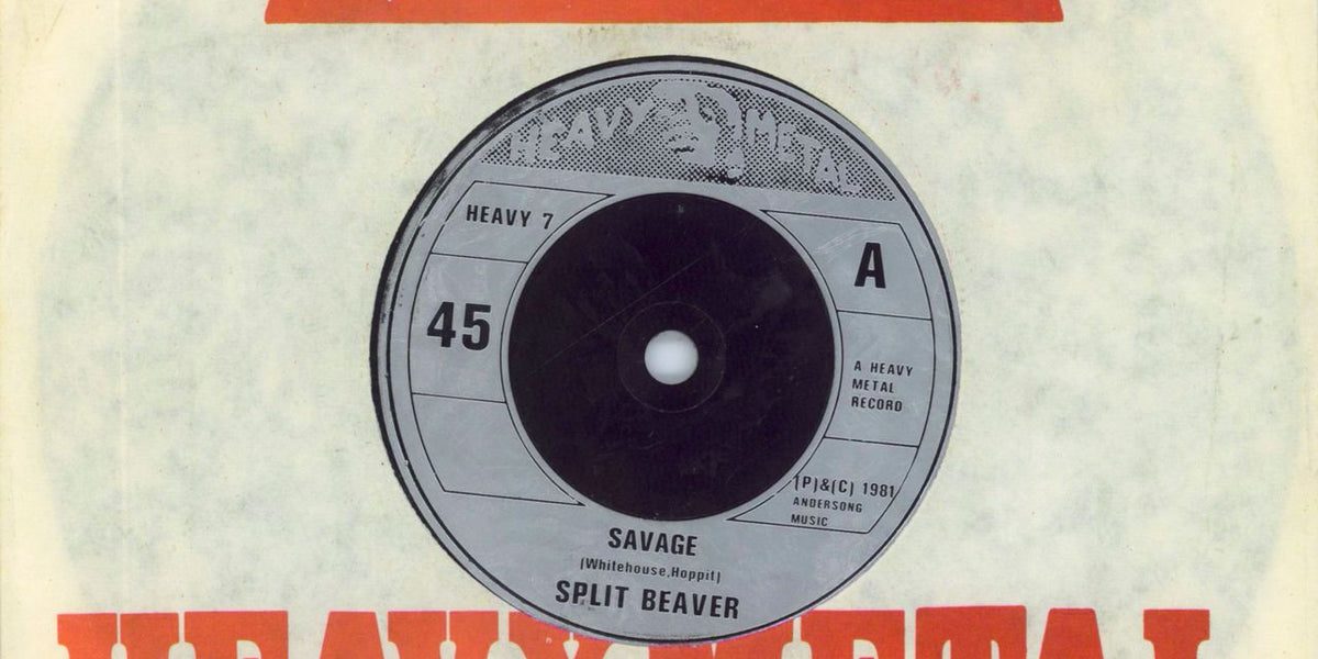 Split Beaver Savage / Hound Of Hell UK 7" vinyl — RareVinyl.com