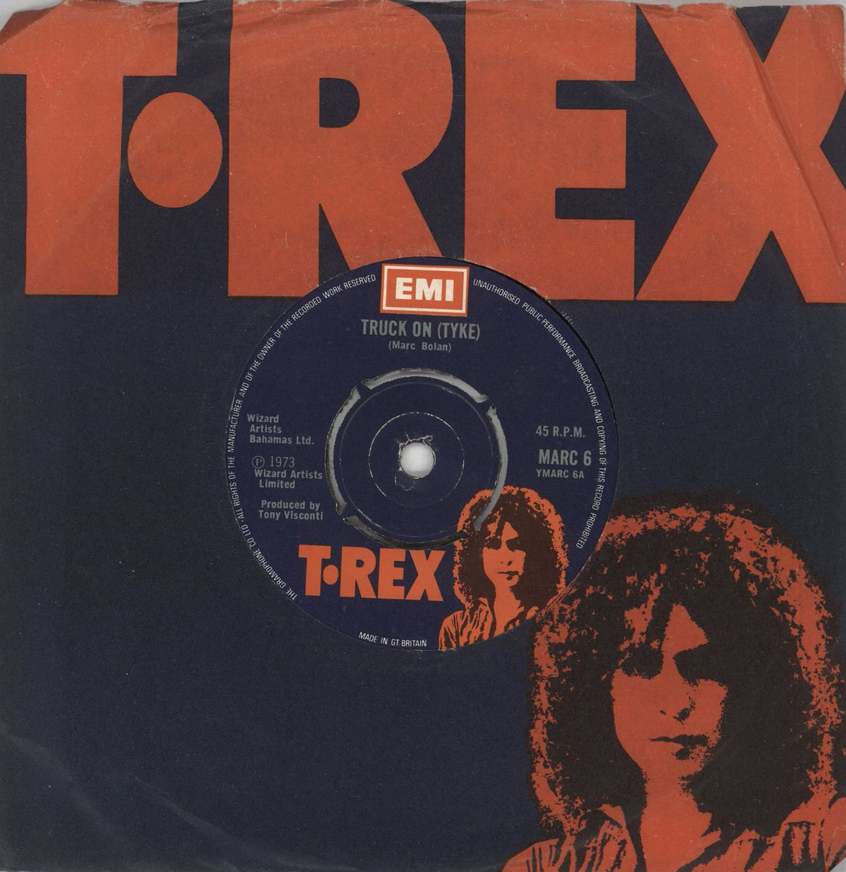 T-Rex / Tyrannosaurus Rex Truck On (Tyke) UK 7" vinyl — RareVinyl.com