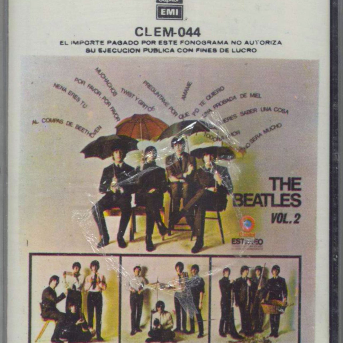 The Beatles The Beatles Vol. 2 - Sealed Mexican Cassette album — RareVinyl.com