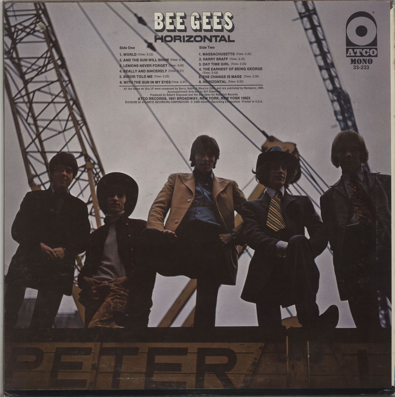The Bee Gees Horizontal US Vinyl LP — RareVinyl.com