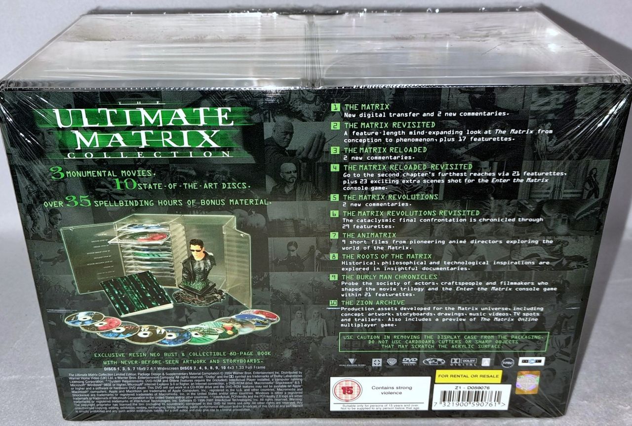 The Matrix The Ultimate Matrix Collection UK Box set — RareVinyl.com