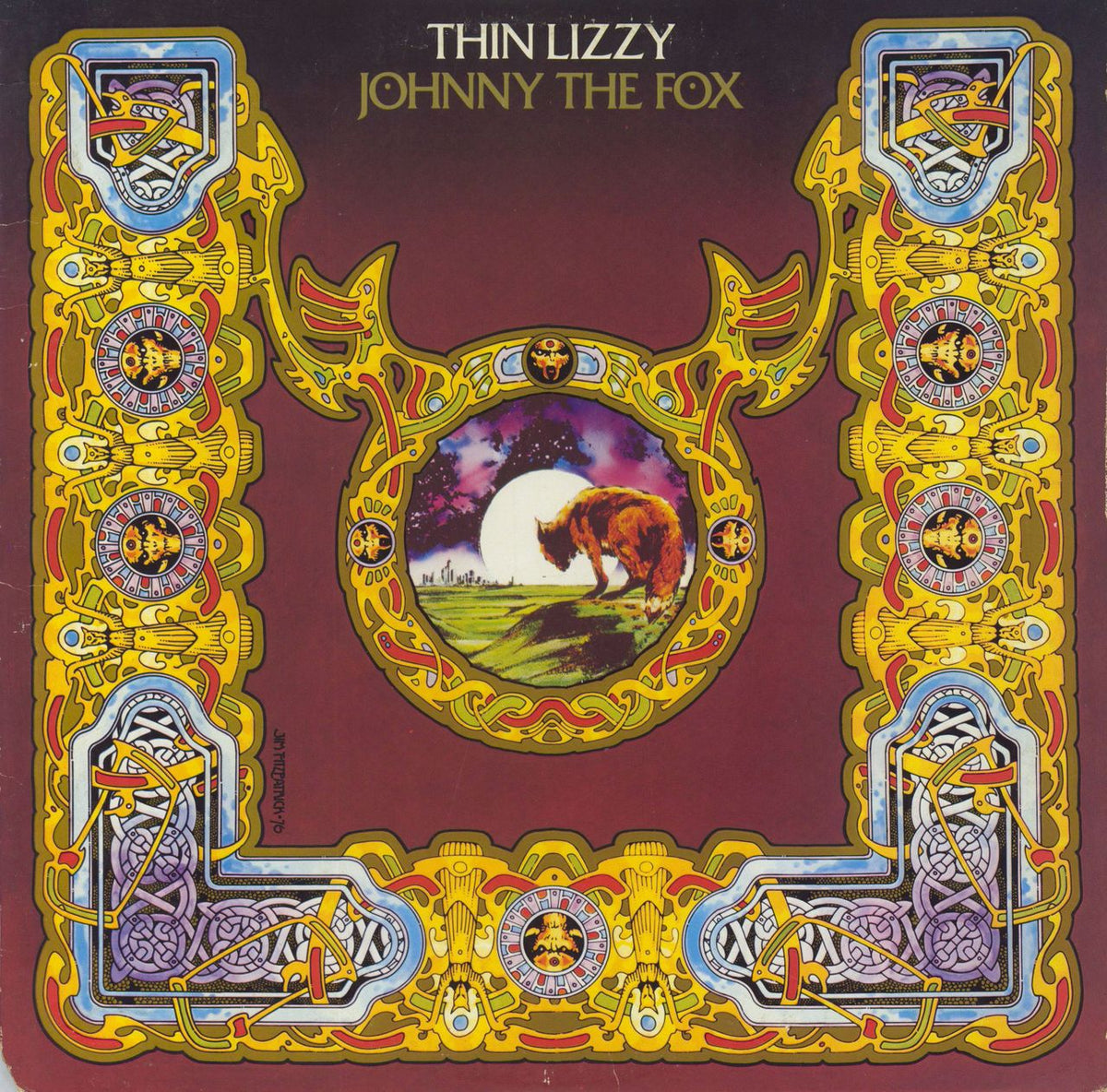 Thin Lizzy Johnny The Fox - Autographed Robbo US Vinyl LP — RareVinyl.com