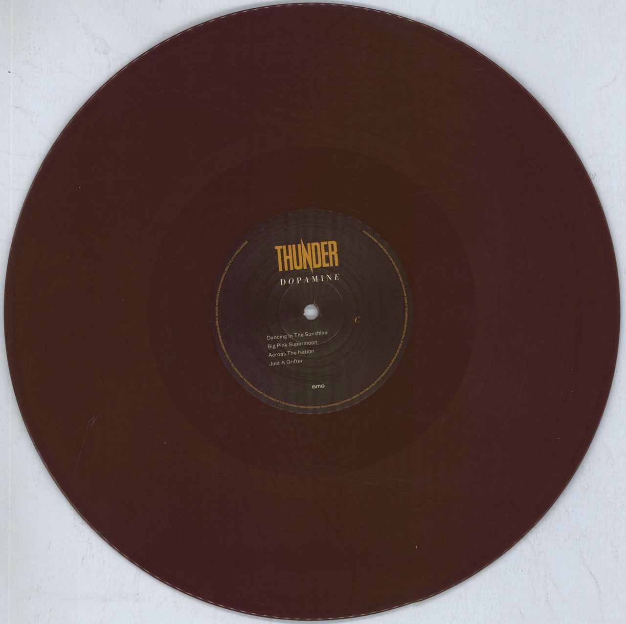 Thunder Dopamine - White and brown vinyl UK 2-LP vinyl set — RareVinyl.com