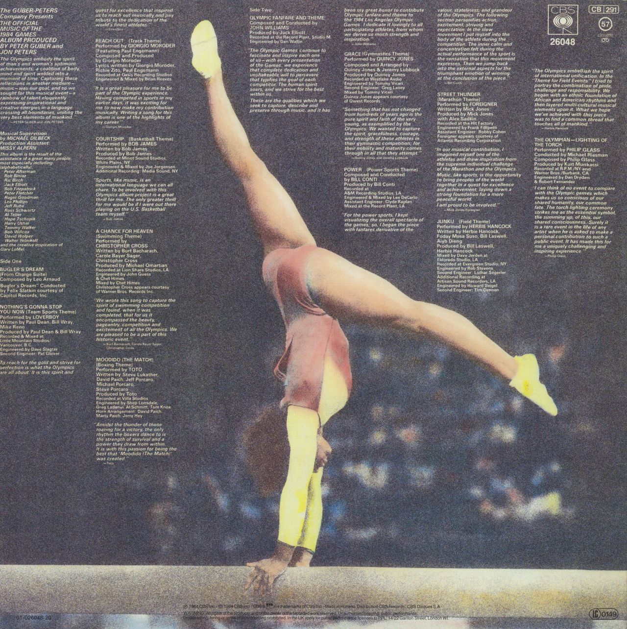 Various-Pop The Official Music Of The 1984 Games Dutch Vinyl LP — RareVinyl.com