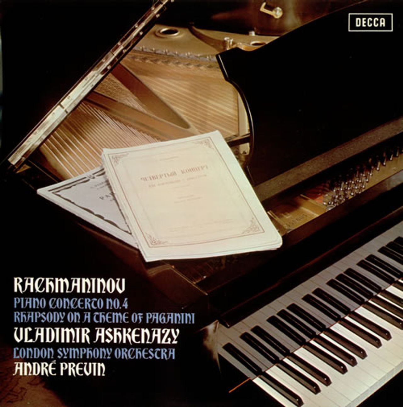 Vladimir Ashkenazy Rachmaninov: Piano Concerto No. 4 / Rhapsody On A T — RareVinyl.com